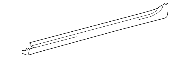 2007-2011 Toyota Camry Rocker Molding 75852-06905 | Toyota Parts Center