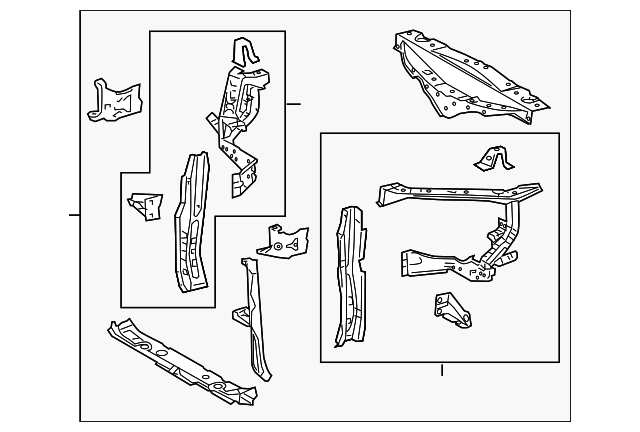 53201-0E020 - Radiator Support - 2010-2015 Lexus RX350 | DiscMonster