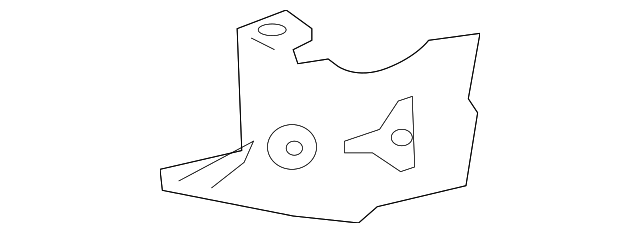 52116-0E020 - Side Bracket - 2010-2015 Lexus | MyLexusParts