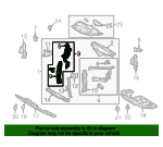 2010-2015 Lexus Side Support 53202-0E020 | OEM Parts Online