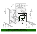 53203-0E020 - Side Support - 2010-2015 Lexus RX350 | My L Parts
