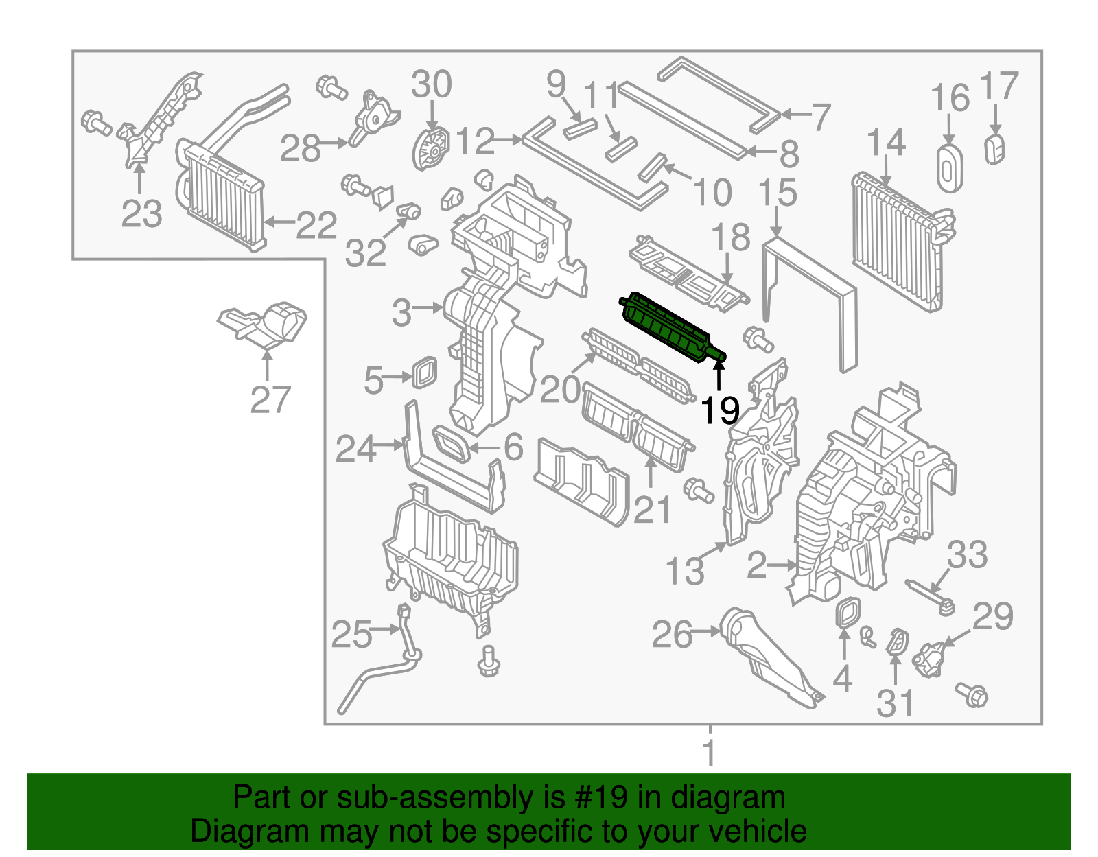 97147-2W000 - HVAC Mode Door 2013-2019 Hyundai | AutoNation Parts