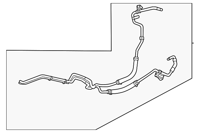 84974082 - Transmission Cooler Inlet and Outlet Pipe 2021 GM ...