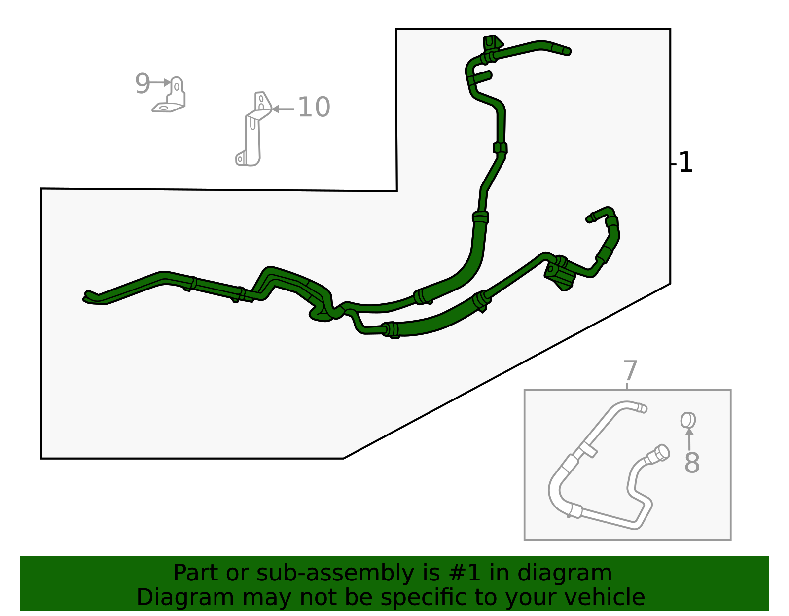 86826748 - Automatic Transmission Oil Cooler Hose Assembly 2021-2024 GM ...
