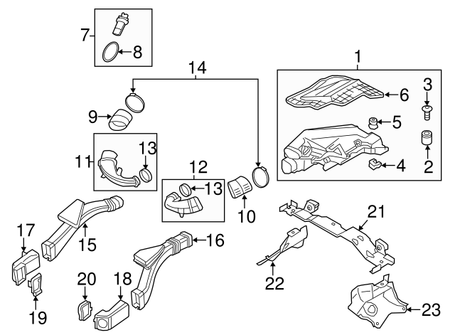 13718655216 - 2008-2019 BMW Upper Duct Gasket (13-71-8-655-216) | BMW ...