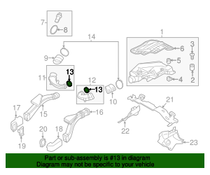 13718655216 - 2008-2019 BMW Upper Duct Gasket (13-71-8-655-216) | BMW ...