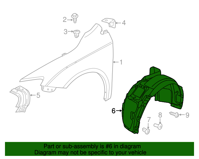2015-2017 Chrysler 200 Shield 68174587AE | TascaParts.com