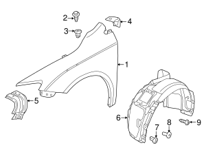 2015-2017 Chrysler 200 Shield 68174587AE | TascaParts.com