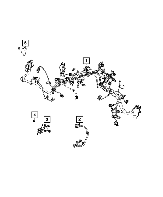 2020 Ram 1500 Engine Wiring 68492940AA | Mopar eStore
