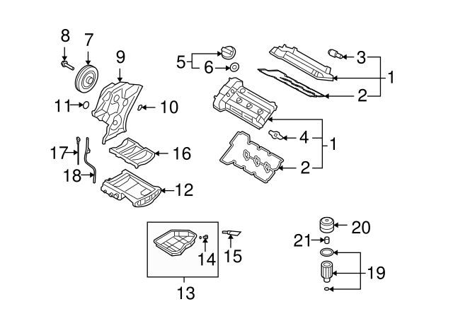 2006-2010 Hyundai Oil Filter 26320-3C100 | OEM Parts Online