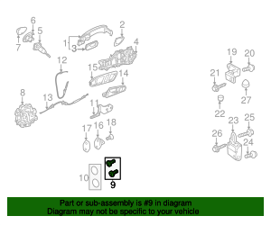 2006-2017 Volkswagen Lock Screw WHT-000-517 | VW Direct Parts