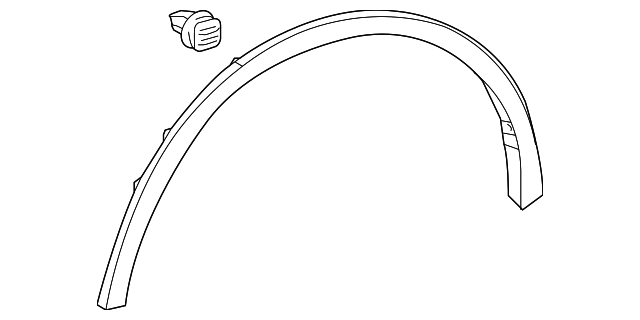 75601-F4010 - Wheel Opening Molding - 2018-2022 Toyota C-HR | OEM ...