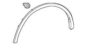 75601-F4010 - Wheel Opening Molding - 2018-2022 Toyota C-HR | OEM ...