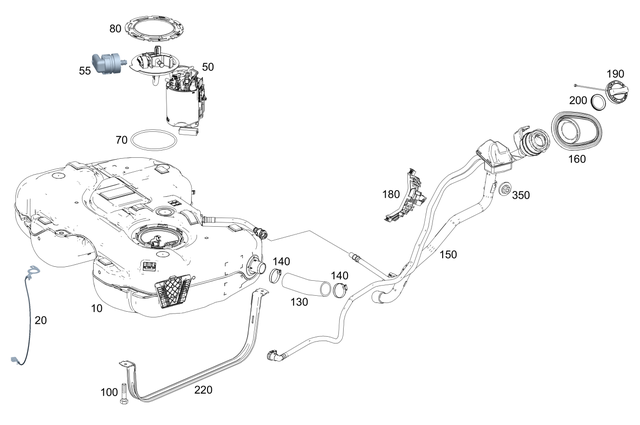 247-470-56-03 - Fuel Tank 2020-2025 Mercedes-Benz | Mercedes-Benz USA Parts