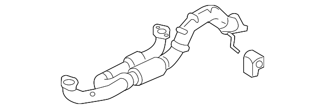 2014-2017 Hyundai Azera Front Pipe 28610-3R410 | QuirkParts