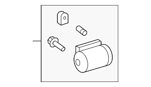 Genuine OEM Wheel Cylinder | 4514200518 | Fits Select 2008-2016 Smart ...
