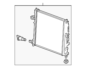 23477181 - F Radiator 2016-2019 Cadillac ATS | Gateway Buick GMC Parts