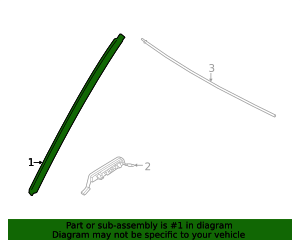 51-21-7-456-030 - Strip, column A right 2019-2024 BMW | AutoNation Parts