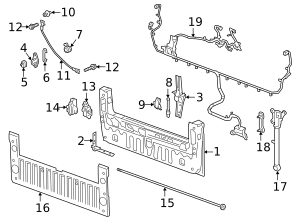2019-2024 GM Handle Bracket 84338560 GM | GMPartsDirect.com