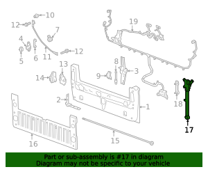 Pickup Box Tailgate Latch Handle 86583793 | GM OEM Parts Online