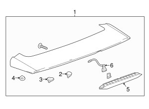 2018-2023 Chevrolet Equinox Primed Rear End Spoiler 84288093 ...