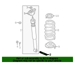 2018-2021 Mazda 6 Shock Mount Stud 9YA9-01-410 | OEM Parts Online