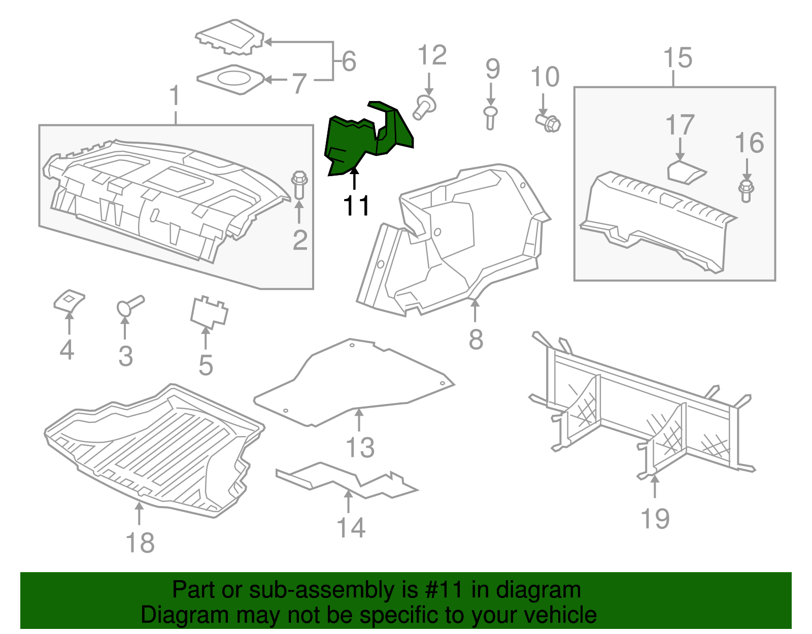 74641-TA0-A00 - Sound Absorber 2008-2012 Honda Accord | Honda Parts Online