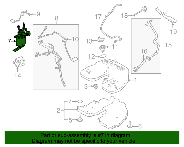 Genuine OEM Fuel Pump Part# LR036704 Fits 2016-2018 Land Rover: Up To ...