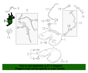 2017-2021 Land Rover Fuel Pump LR090629 | OEM Parts Online