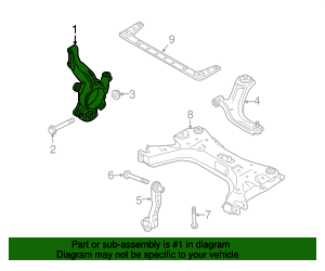 2007-2014 Nissan Steering Knuckle 40014-ED000 | Scott Evans Nissan Parts
