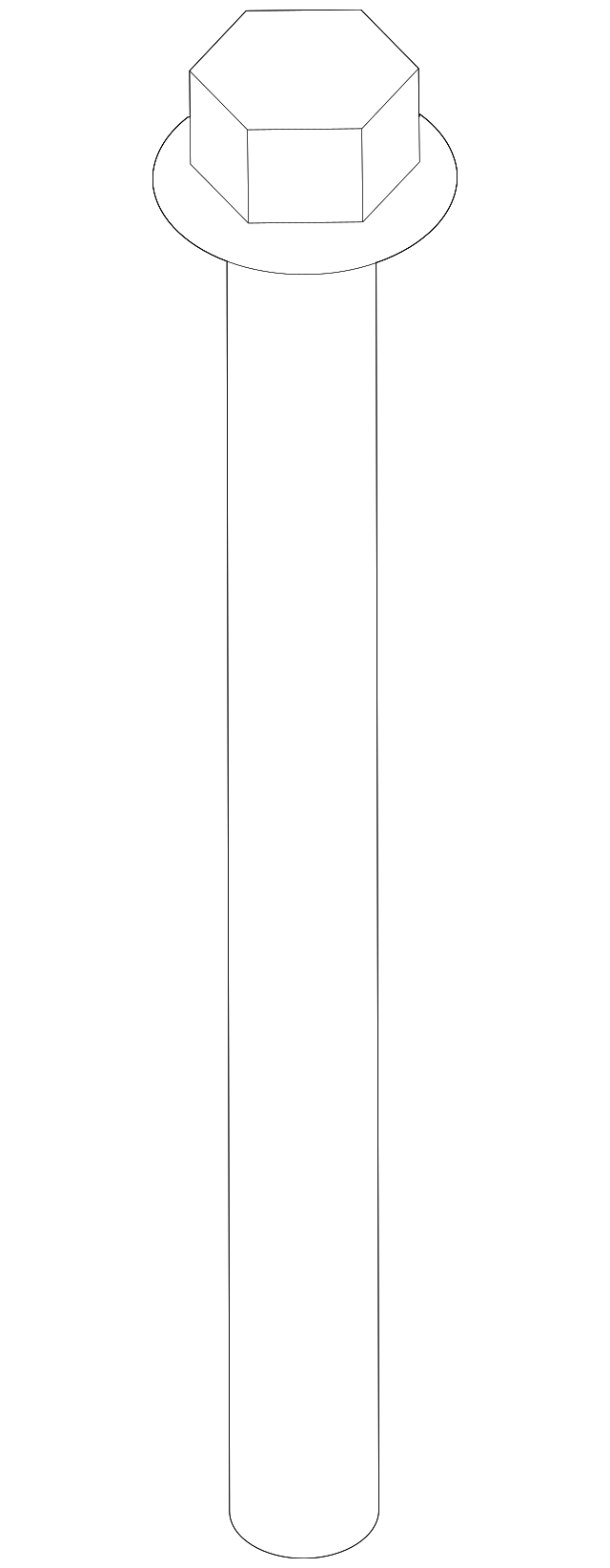 N806592-S150 - Radius Arm Bolt (SOLD INDIVIDUALLY) - 2008-2024 Ford ...