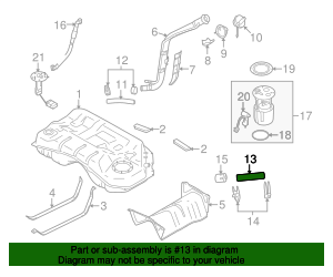 2010-2013 Suzuki Kizashi | 2010-2013 Suzuki Kizashi - Filler Hose ...