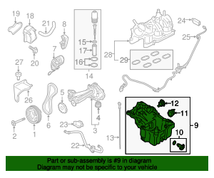 2015-2017 Ford F-150 Oil Pan FL3Z-6675-C | OEM Parts Online