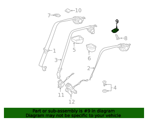 2019-2021 Toyota Cover, Child Restraint Seat Tether Anchor 73717-02740 ...