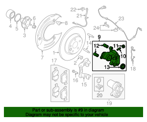 Genuine OEM Caliper Part# LR113708 Fits 2015-2020 Land Rover: Up To 35% ...