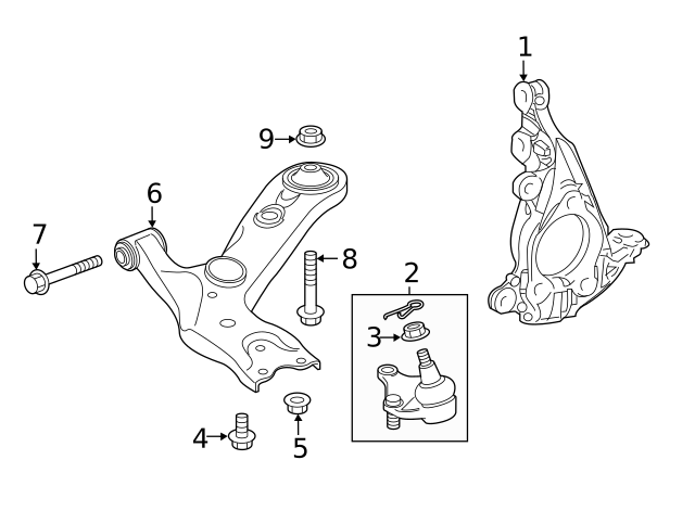 2020-2024 Toyota Corolla Ball Joint 43330-09B00 | OEM Parts Online