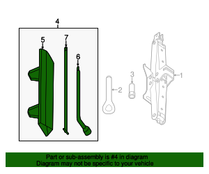 2013-2024 Nissan Pathfinder Tool Kit 99501-3JA0B | Nissan Parts Central