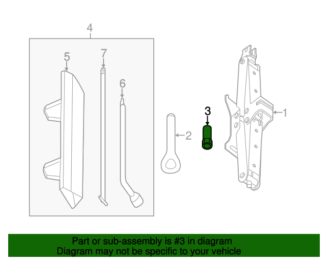 57233-3JA0A - Adapter 2013-2024 Nissan Pathfinder | Nissan Parts ...