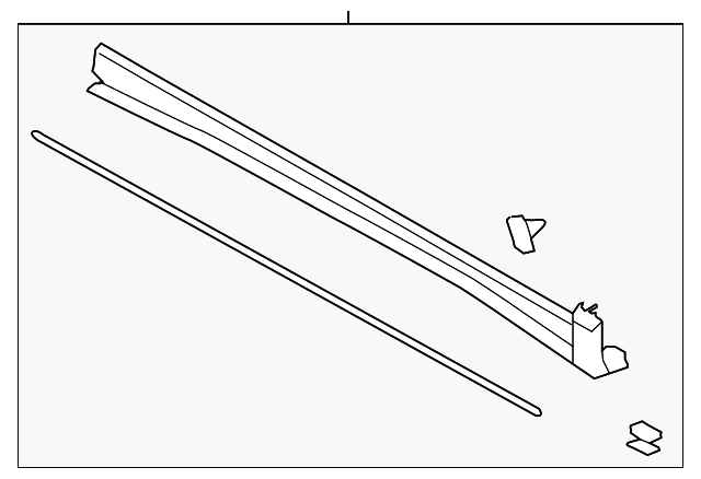 2015-2019 Lincoln MKC Rocker Molding EJ7Z-7810177-AA | Blue Springs Ford Parts