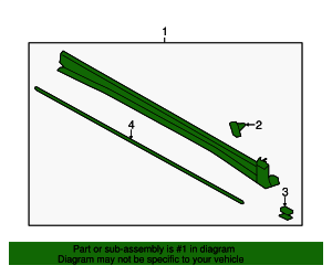 2015-2019 Lincoln MKC Molding EJ7Z-7810177-AA | OEM Parts Online