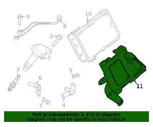 2020-2023 Ford Engine Control Module (ECM) Bracket LK4Z-12A659-B | OEM ...