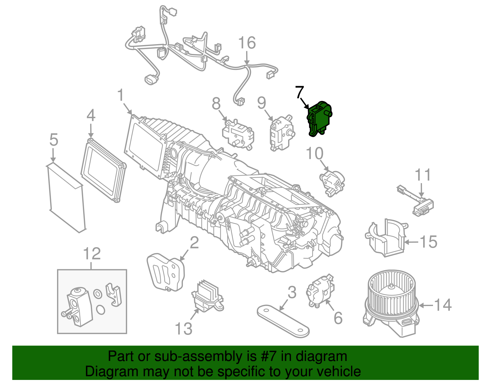 2010-2014 Ford Mustang | Adjust Motor | AR3Z-19E616-E | Walls' Ford Parts