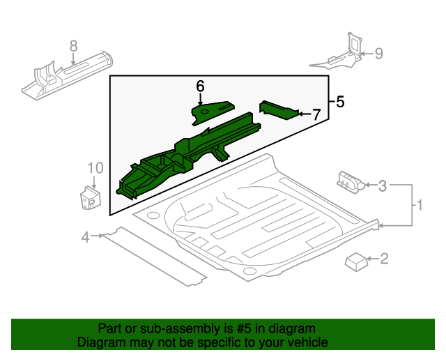 Genuine Side Member for 2012-2019 Land Rover Range Rover Evoque | Land ...