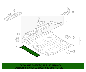 LR049330 - Center Reinforced - 2008-2019 Land-Rover | Land Rover Parts Now