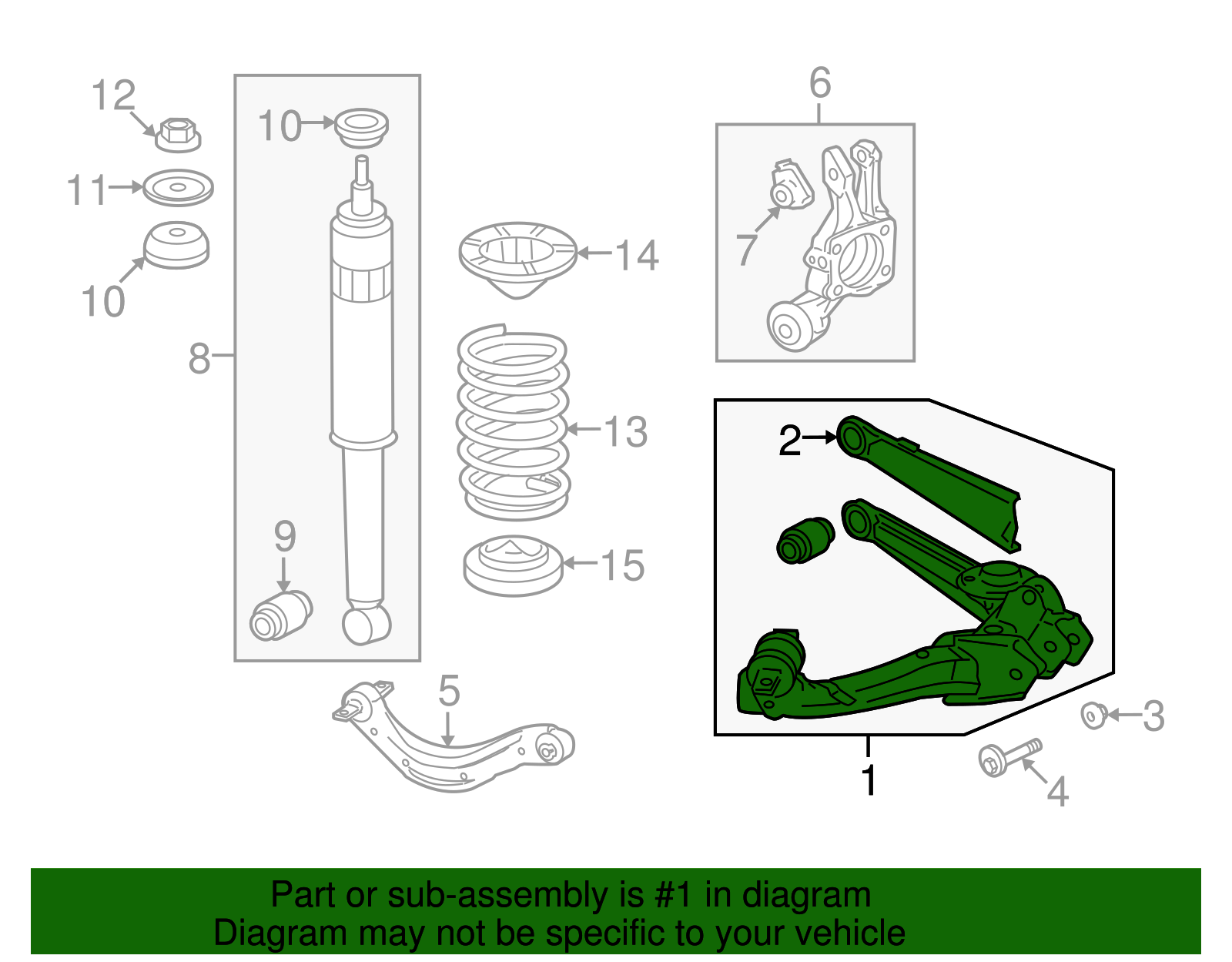 52370-SVB-A02 - Trailing Arm 2006-2011 Honda Civic | Toronto Honda Parts