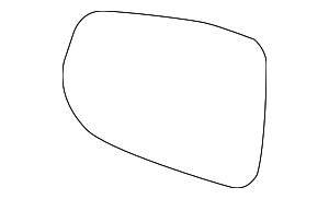 31402869 - Mirror Glass - LEFT - 2017-2021 Volvo | Volvo OEM Parts Direct