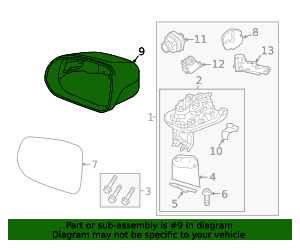 39849801 - Mirror Cover - 2017-2021 Volvo | Volvo OEM Parts Direct