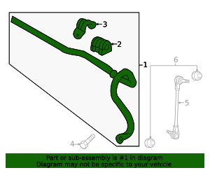 42774960 - Stabilizer Bar 2020-2025 GM | AutoNation Parts