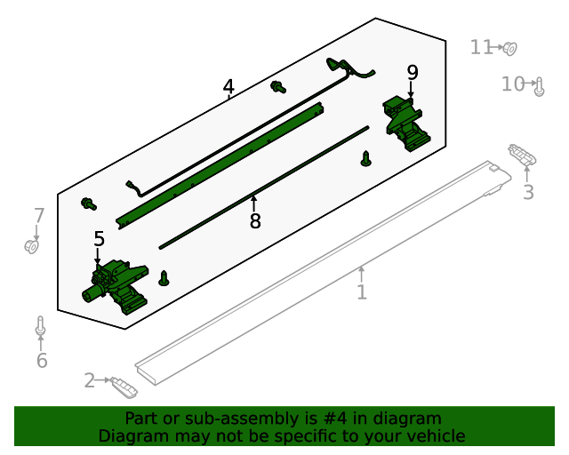 ML3Z-99200L52-D - Adjust Bracket 2021-2024 Ford | Ford Parts Direct