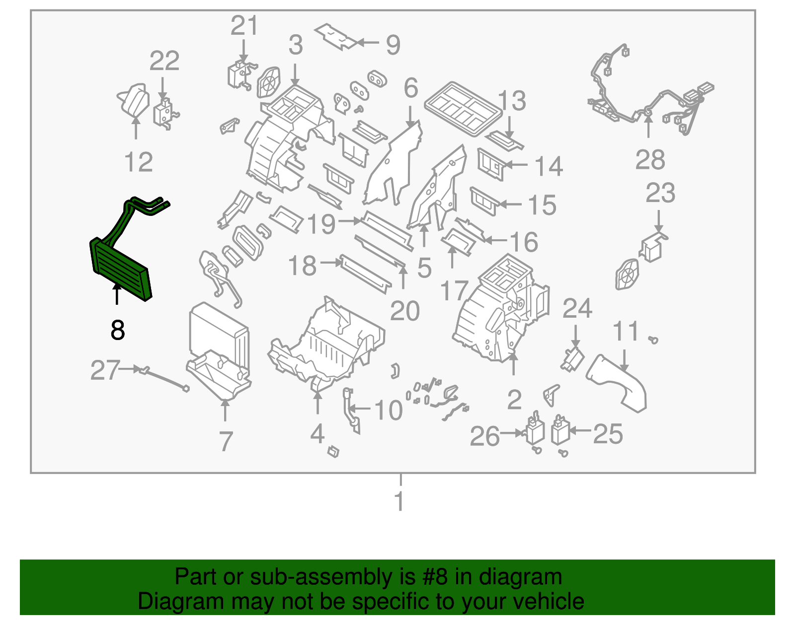 97297-3F000 - Heater Core 2004-2009 Kia Amanti | Kia.Parts Store